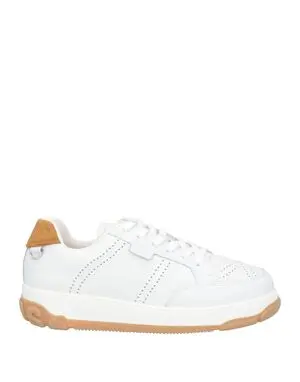 Gcds Leather Low-top Sneakers - Beige
