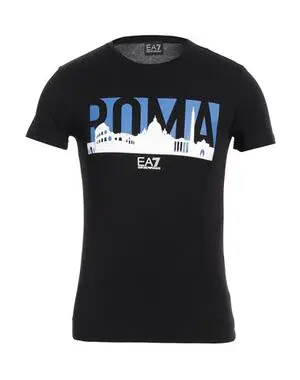 EA7 T-shirt Size Cotton - Black