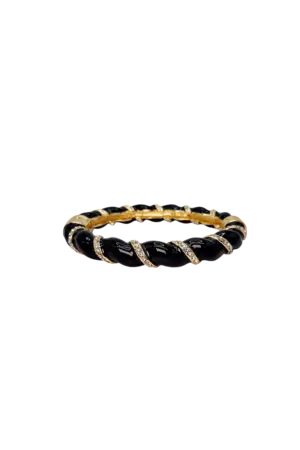 KENNETH JAY LANE Twist Bangle - Gold