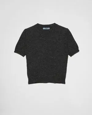 Prada Short-sleeved Cashmere Sweater