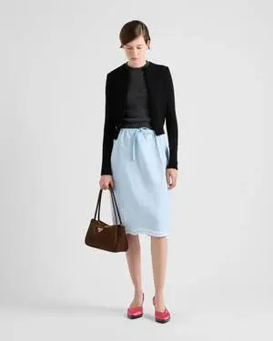 Prada Short-sleeved Cashmere Sweater
