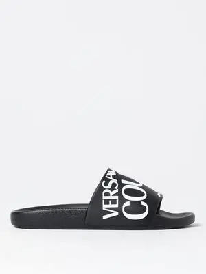 Versace Flat Sandal - Black