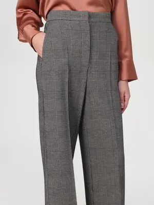 Max Mara Tailored Plaid Wide-leg Trousers - Grey