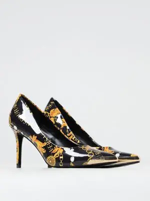 Versace Embellished Pointed Toe Stiletto Pumps - Black 1