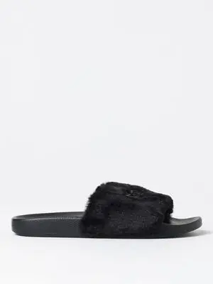Versace Flat Sandal - Black