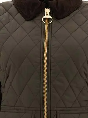 Barbour Beadnell' Fitted Quilted Jacket - Green