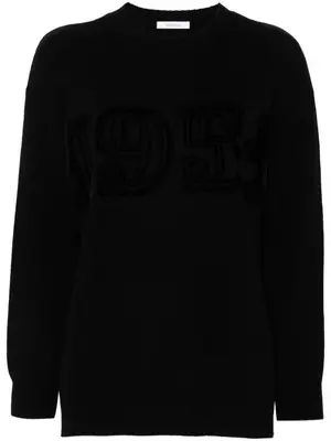 Max Mara Wool-cashmere Blend Sweater - Black