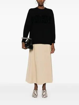 Max Mara Wool-cashmere Blend Sweater - Black