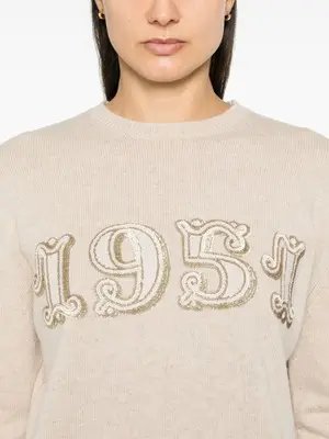 Max Mara Wool And Cashmere Sweater - Beige