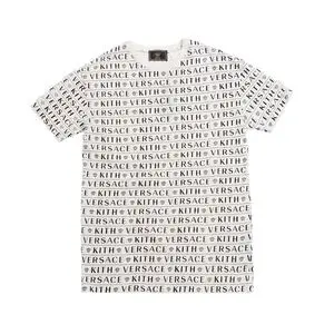 Kith X Versace Monogram Tee Shirt Off/white