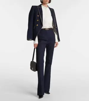 Veronica Beard Naya Embroidered Shirt