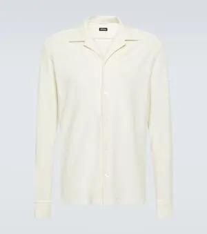 Zegna Cotton And Silk Shirt