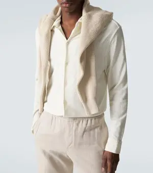 Zegna Cotton And Silk Shirt
