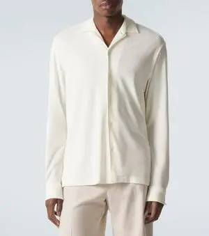 Zegna Cotton And Silk Shirt
