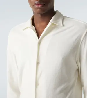 Zegna Cotton And Silk Shirt