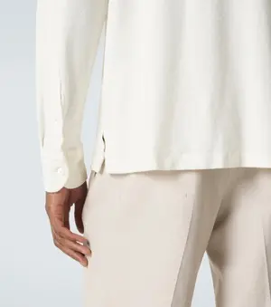 Zegna Cotton And Silk Shirt
