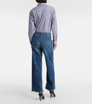 NILI LOTAN Megan Wide-leg Jeans