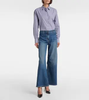 NILI LOTAN Megan Wide-leg Jeans