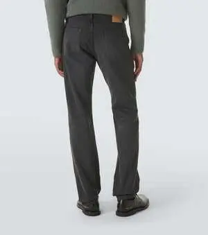 AMI Paris Straight Leg Jeans In /grizzly