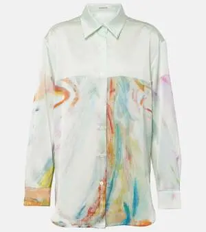 JACQUES WEI Printed Button-down Shirt