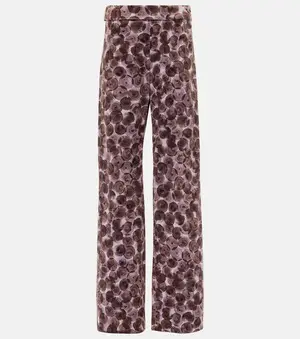 Dries Van Noten Pantera Straight-leg Pants