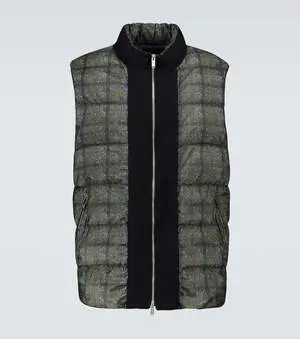 Undercover Checked Padded Vest