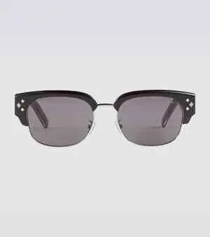 Dior Cd Diamond C1u Square Sunglasses - Black