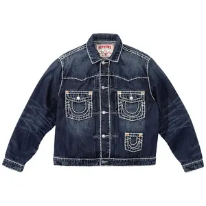 Supreme X True Religion Denim Trucker Jacket - Blue
