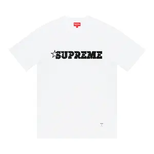 Supreme Star Logo Short-sleeve Top - White
