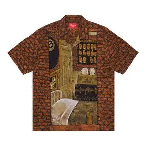 Supreme Martin Wong Secret World Rayon Shirt - Multicolor