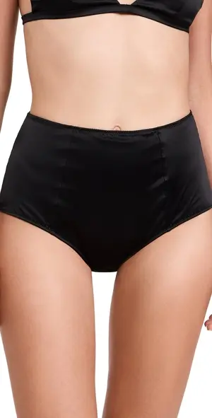 Kiki De Montparnasse Tous Les Jours High Waist Panties - Black