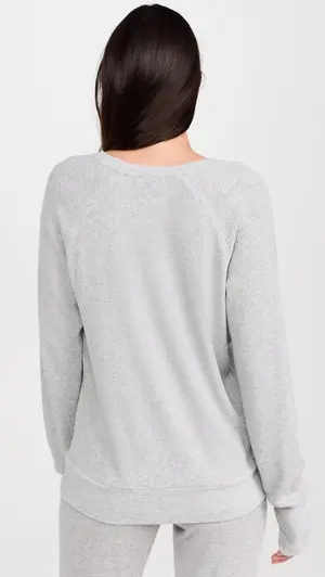 PJ Salvage Long Sleeve Textured Top