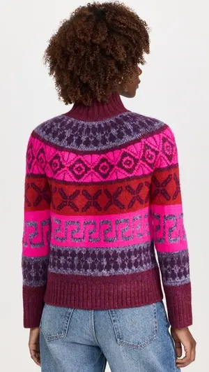 Saylor Candace Fair Isle Knit Sweater