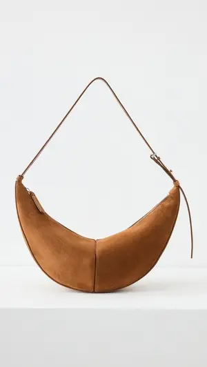 Proenza Schouler Slide Bag In Soft Suede - Saddle