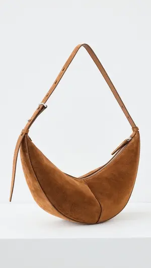Proenza Schouler Slide Bag In Soft Suede - Saddle