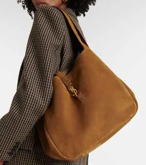 Saint Laurent Le 5 À 7 Bea Suede Tote Bag - Brown