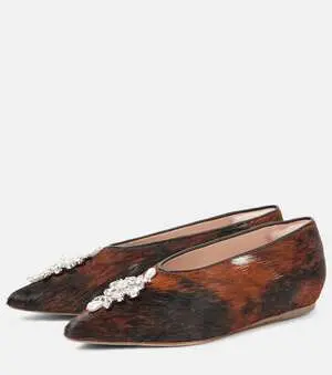 Simone Rocha Embellished Ballet Flats