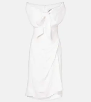 White Bow Dresses 