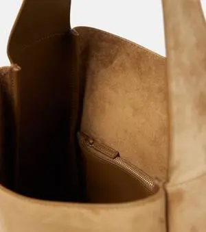 Saint Laurent Le 5 À 7 Supple Suede Shoulder Bag - Brown