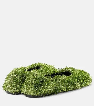 Dries Van Noten Glitter Ballerinas