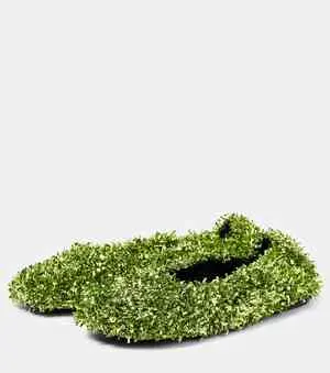 Dries Van Noten Glitter Ballerinas