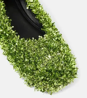 Dries Van Noten Glitter Ballerinas