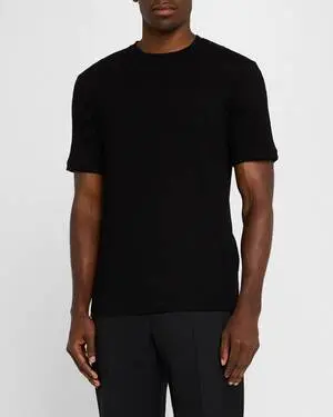 Giorgio Armani Zigzag Jersey T-shirt - Black