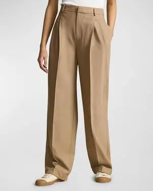 Polo Ralph Lauren Full-length Pleated Pants - Camel