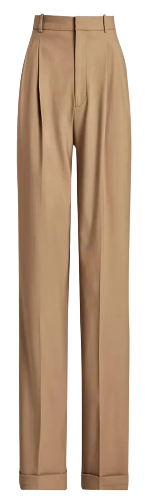 Polo Ralph Lauren Full-length Pleated Pants - Camel