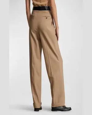 Polo Ralph Lauren Full-length Pleated Pants - Camel