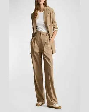 Polo Ralph Lauren Full-length Pleated Pants - Camel