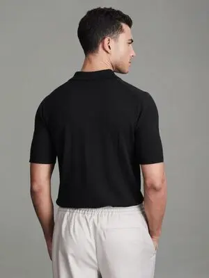 REISS Manor Merino Wool Polo Shirt