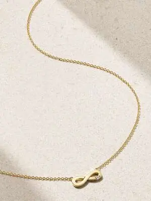 JENNIFER MEYER Infinity Diamond Necklace