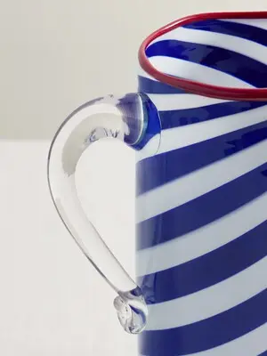 AQUAZZURA CASA Lido Murano Glass Pitcher